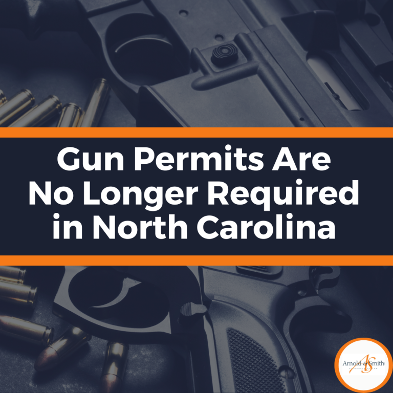 Gun Permits No Longer Required in North Carolina — Charlotte Criminal Lawyer Blog — April 12, 2023