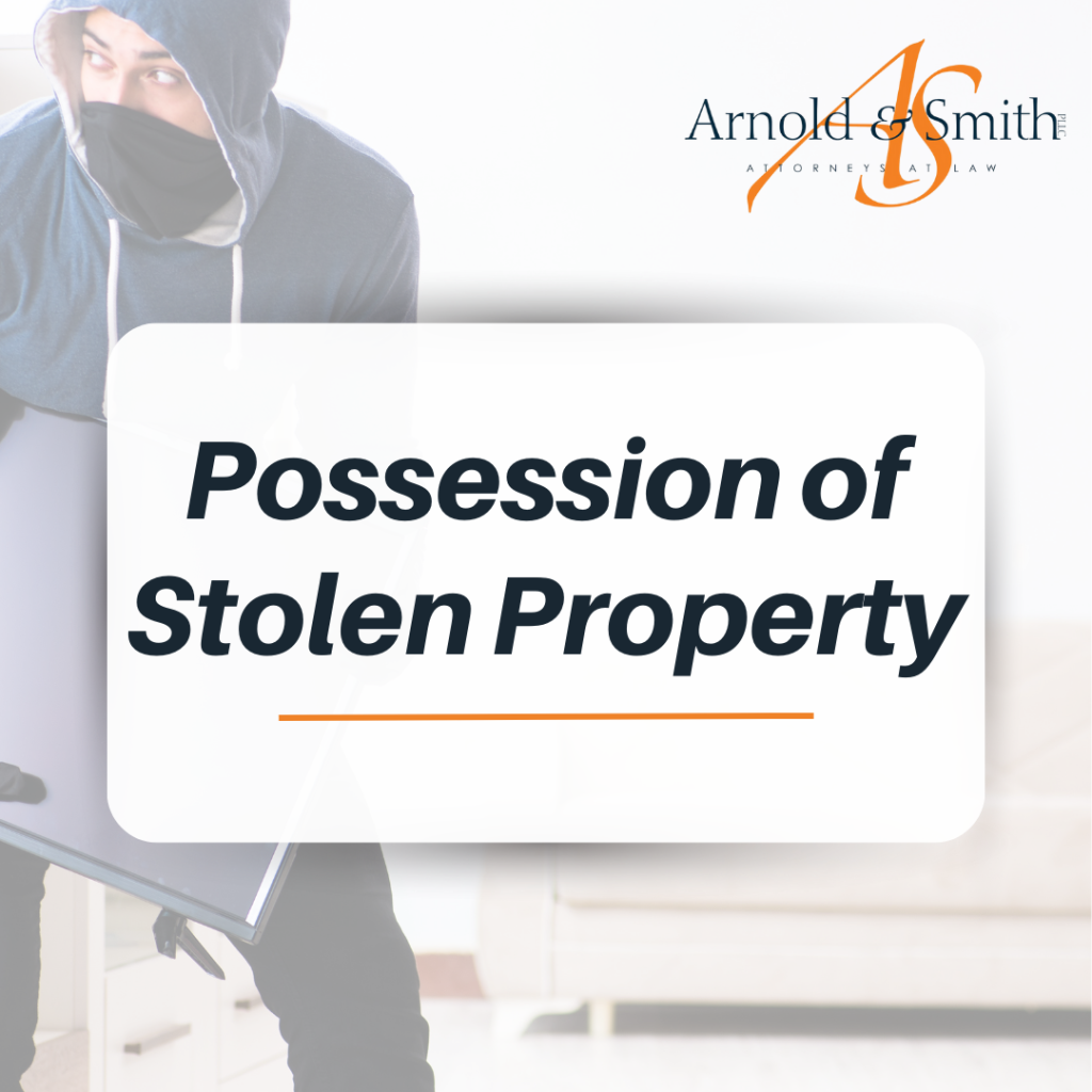 Possession of Stolen Property — Charlotte Criminal Lawyer Blog — May 24 ...