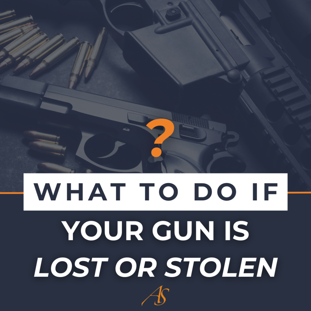 What to Do if Your Gun is Lost or Stolen — Charlotte Criminal Lawyer Blog — August 16, 2023