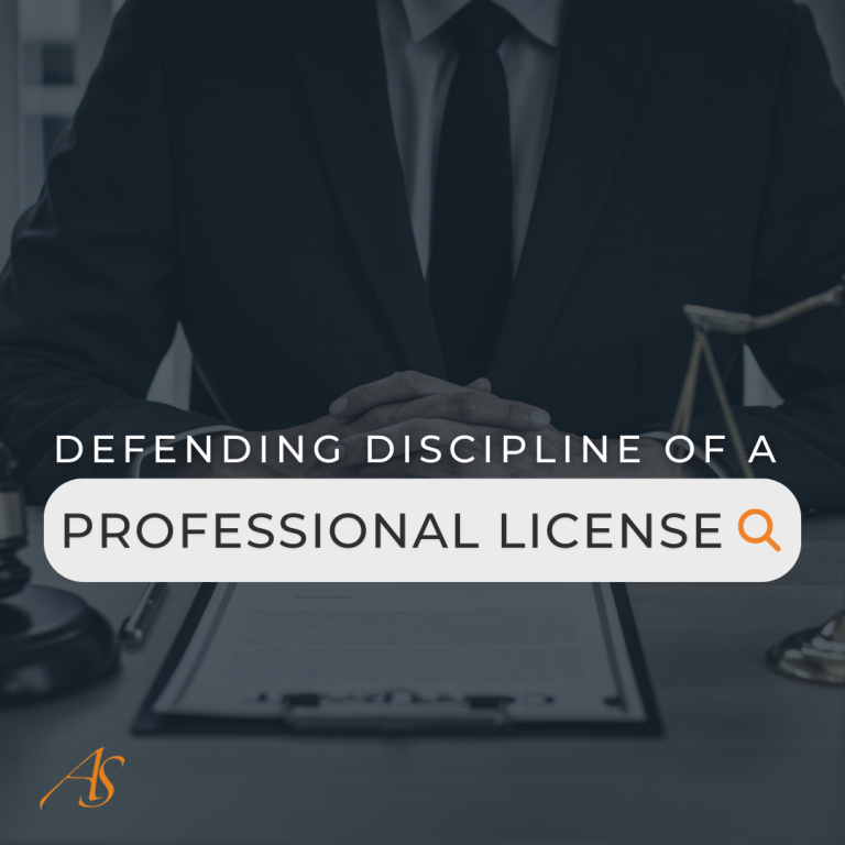 Defending Discipline of a Professional License — Charlotte Criminal ...