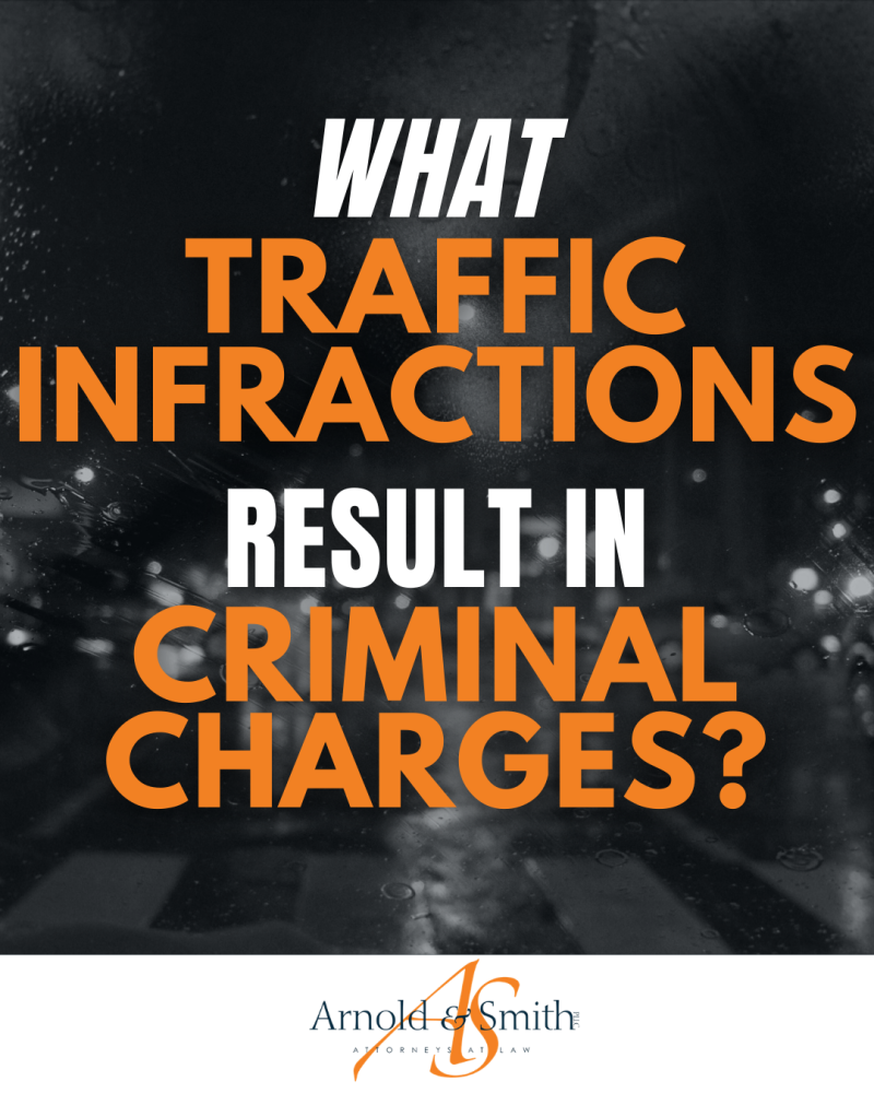 What Traffic Infractions Result In Criminal Charges? — Charlotte ...